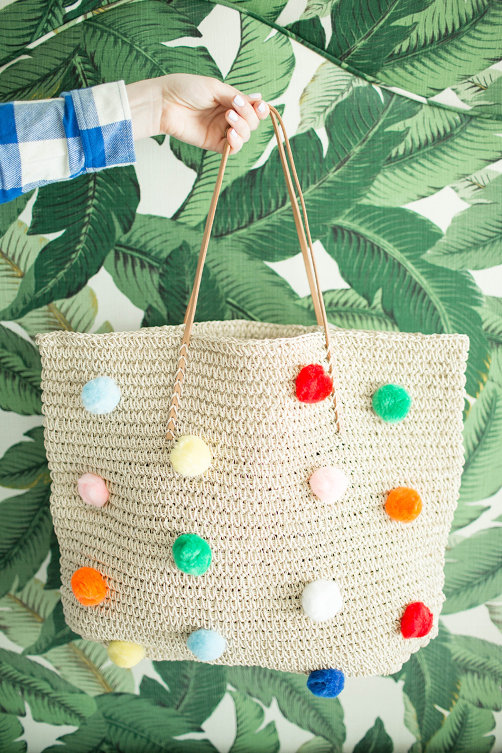 Pom Pom Tote Bag – Gray Malin