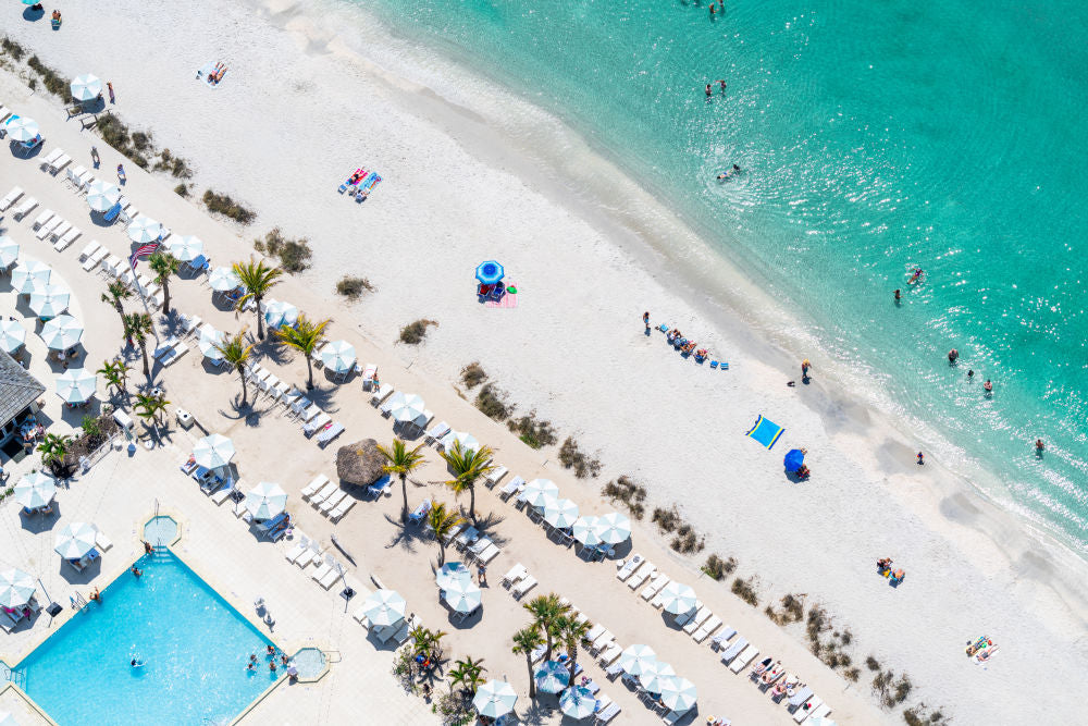 Gasparilla Inn Beach Club Diagonal, Gasparilla Island, Florida – Gray Malin